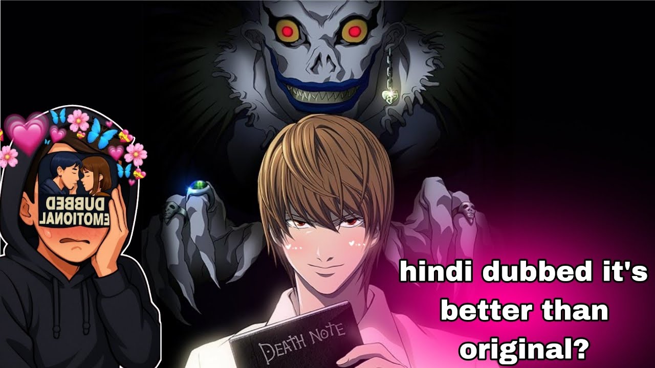 Hindi dubbed review || death note anime review || #anime - YouTube