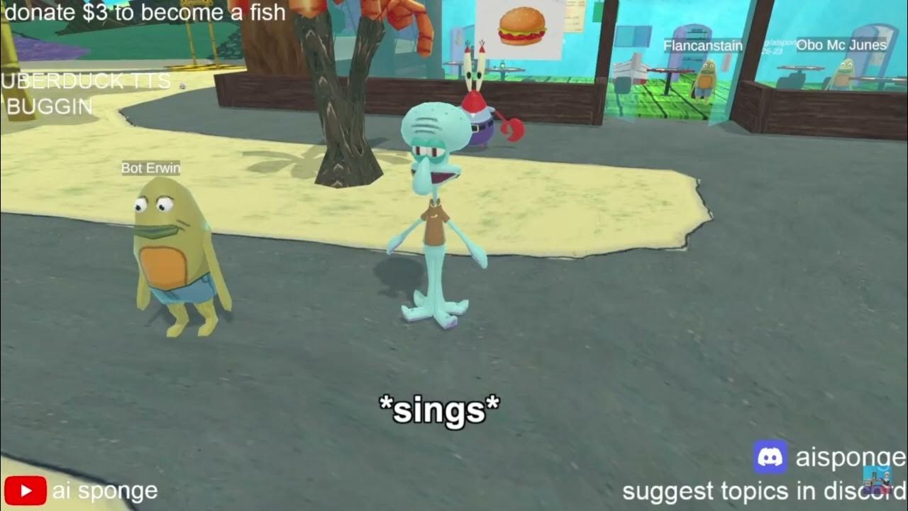 Squidward sings Never Gonna Give You Up - YouTube
