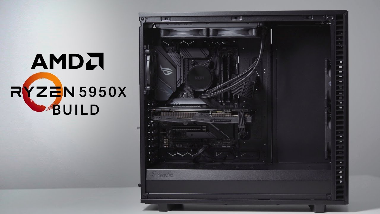 AMD Ryzen 9 5950x Build With Benchmarks | Workstation & Gaming - YouTube