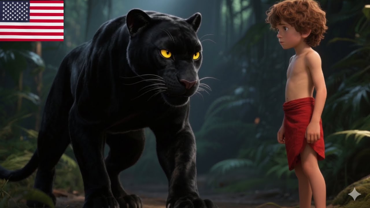 The Jungle Book Mowgli 🌴3D 4K Bedtime Stories for Kids in English # ...