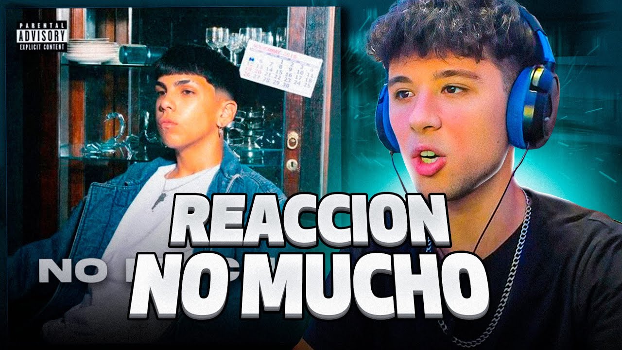 REACCIÓN a NO MUCHO - MILO J - YouTube