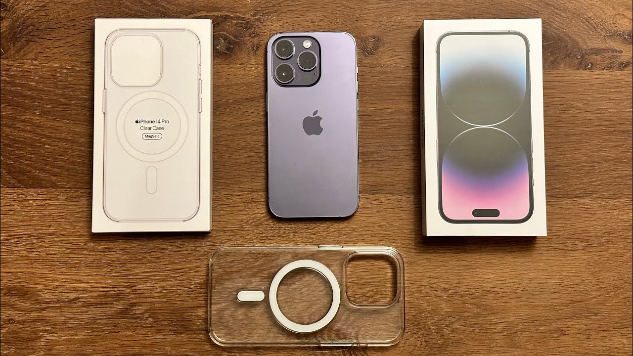 iPhone 14 Pro unboxing / 아이폰 14 프로 언박싱 / 딥퍼플 - YouTube