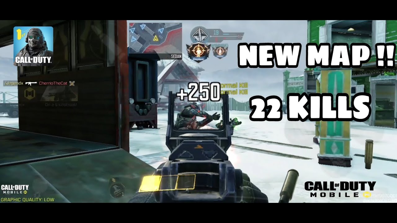 Call of duty mobile : new russian snow map !! 22 kills !! Russian snow ...