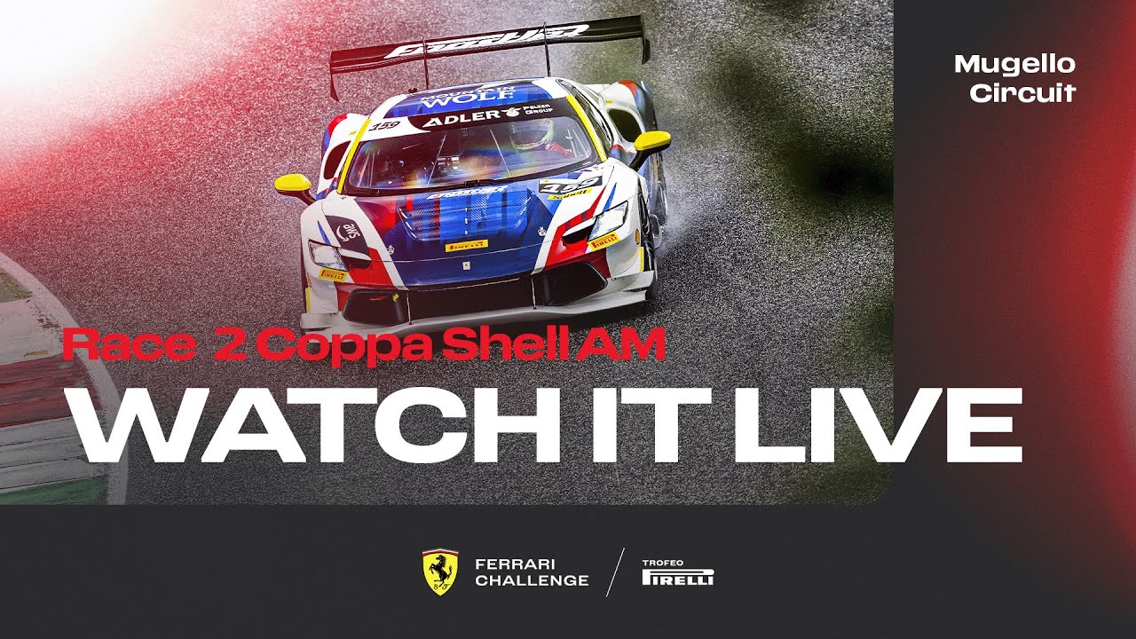 Ferrari Challenge Europe - Mugello, Race 2 Coppa Shell AM - YouTube