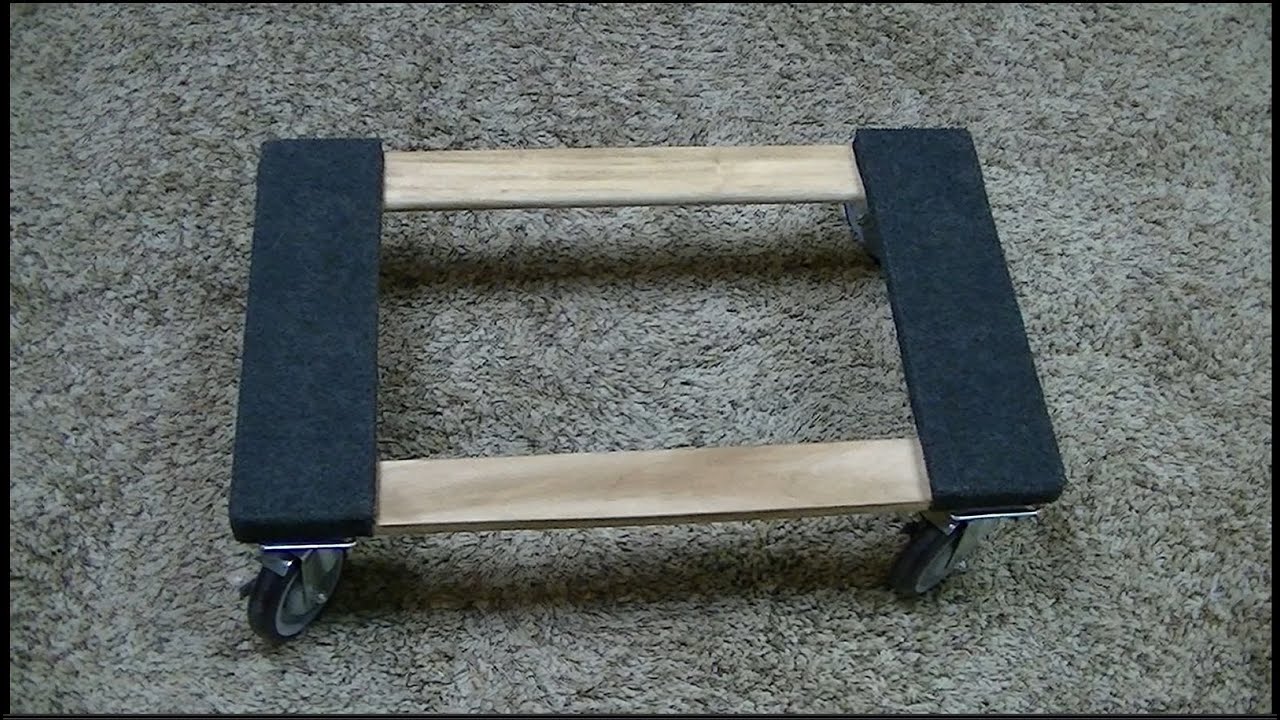 Furniture Dolly Caster Upgrade From 3" to 5" Locking Swivel Casters ...