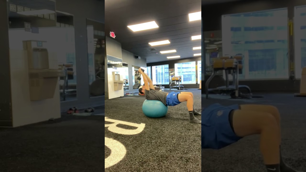 Bosu Ball Dumbbell Pullover - YouTube