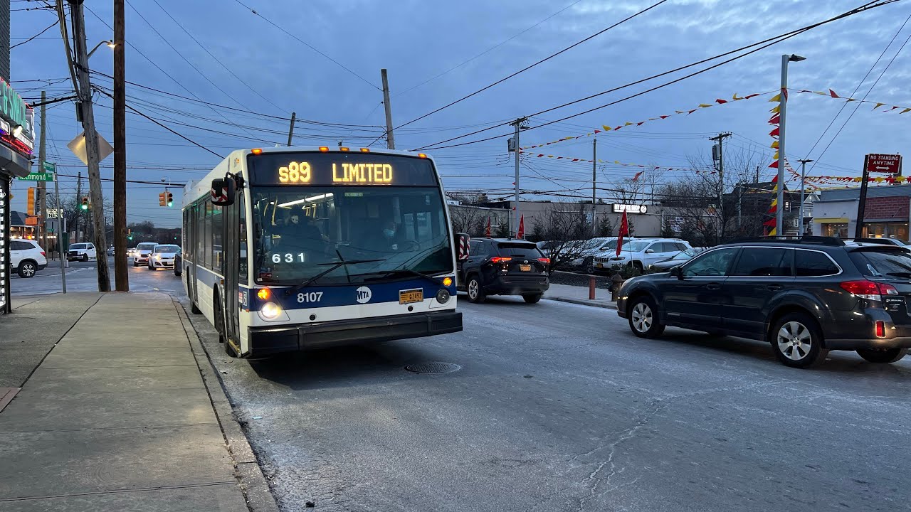 MTA: On Board 2015 Novabus LFS #8107 On The S89 Limited Bus Route To ...