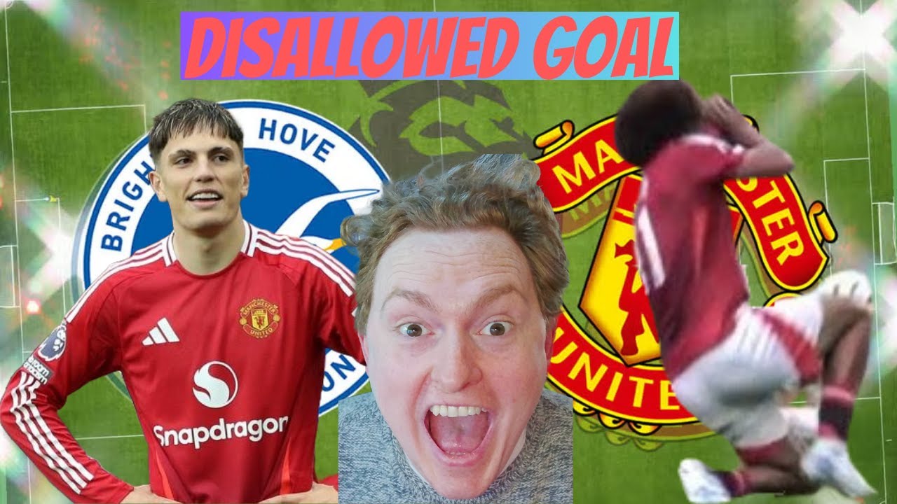 Unbelievable! Garnacho's Goal Disallowed by Zirkzee's Knee Controversy ...