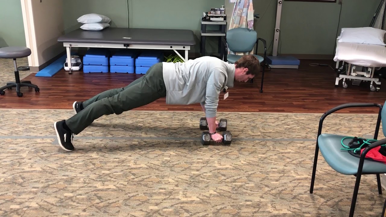 High Plank Rows - YouTube