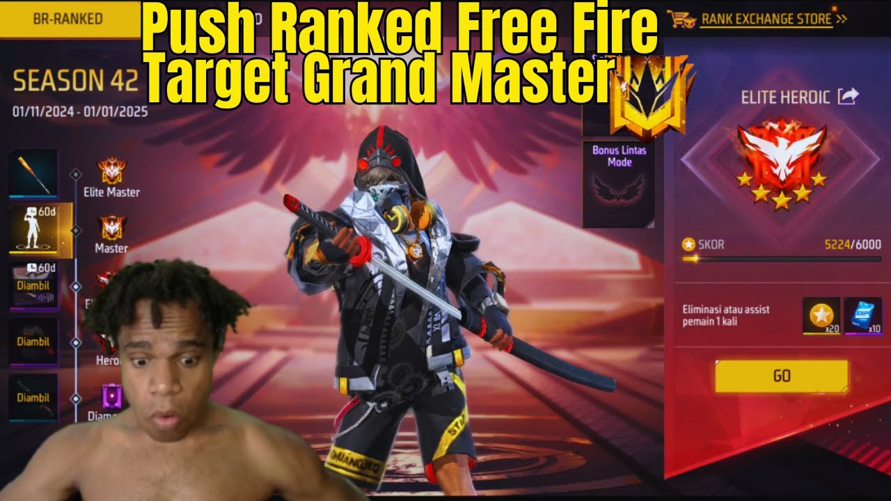 Push Free Fire Target Grand Master📛🌟💢 - YouTube