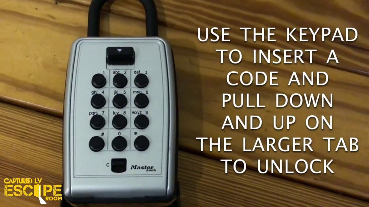 How to use a Lockbox - Captured LV Escape Room - YouTube