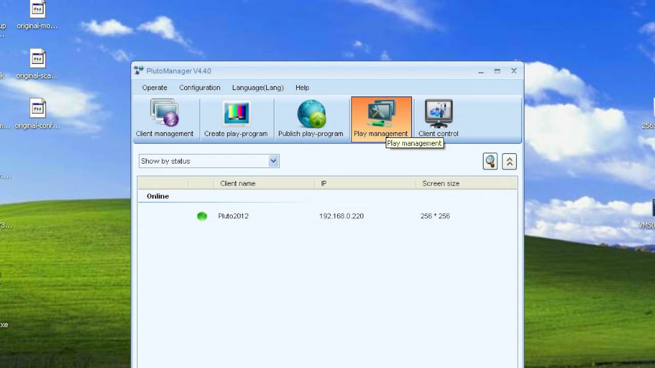pluto manager settings - YouTube
