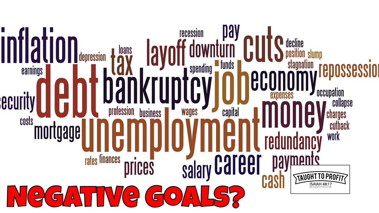 Negative Goals - Many People Set Negative Goals For Their Lives And Do ...