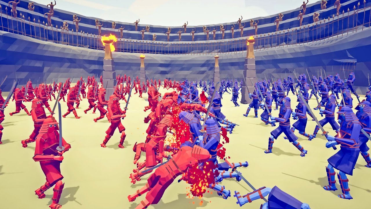 BLOOD ARENA CHAMPIONSHIP - MELEE UNIT vs MELEE UNIT - Totally Accurate ...