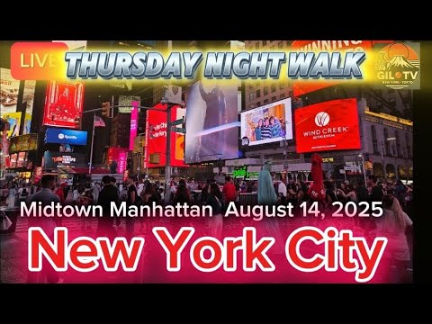 Midtown Manhattan Midnight Walk – Grand Central to Times Square August ...