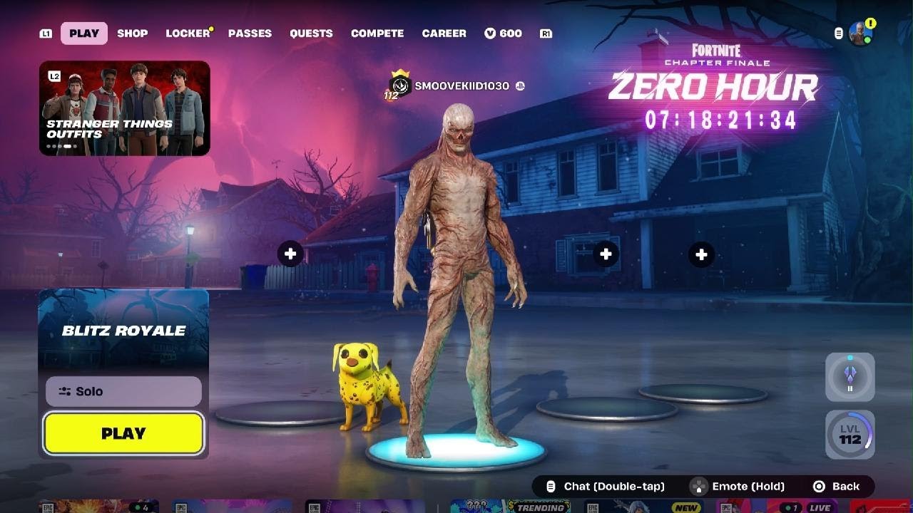 Fortnite X Stranger Things - Vecna Gameplay - YouTube