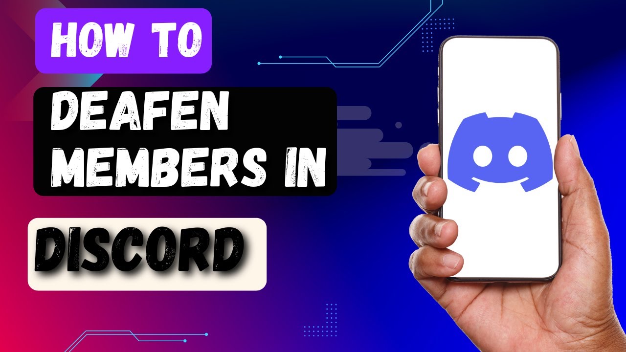 How to Deafen Members in Discord - YouTube