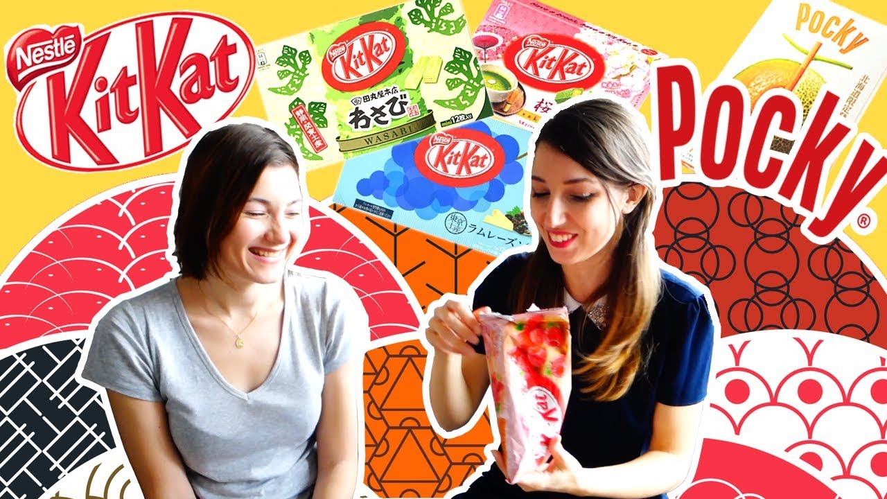 DEGUSTATION KIT KAT ET POCKY JAPONAIS 😍 - YouTube
