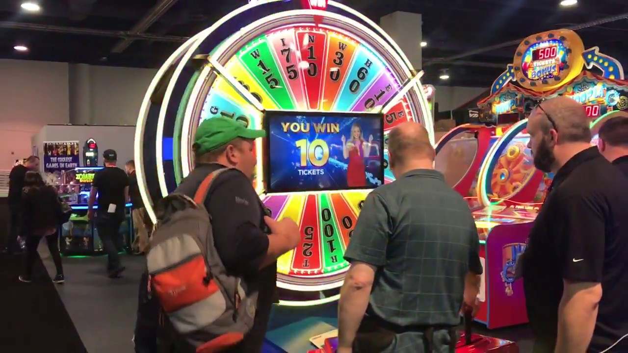 Wheel of fortune from ICE Games at Amusement Expo 2018 - YouTube