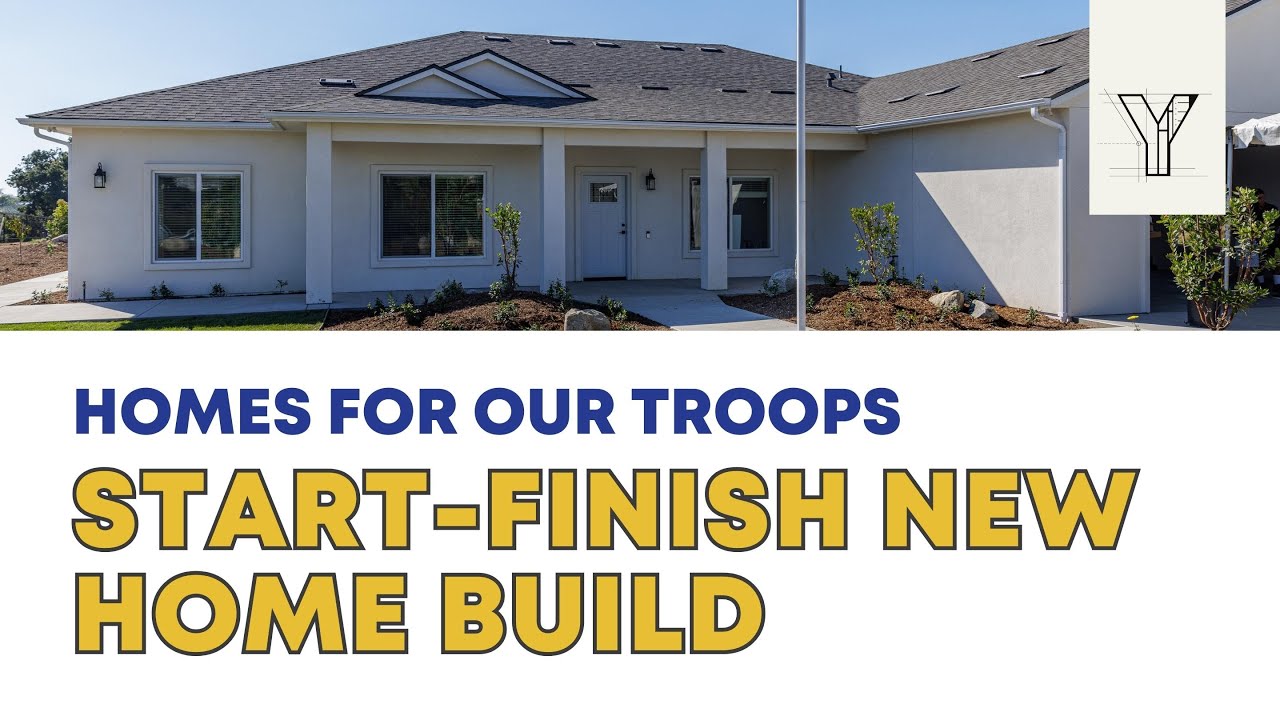 Watch the Start to Finish New Home Build for Disabled Veteran | Homes ...