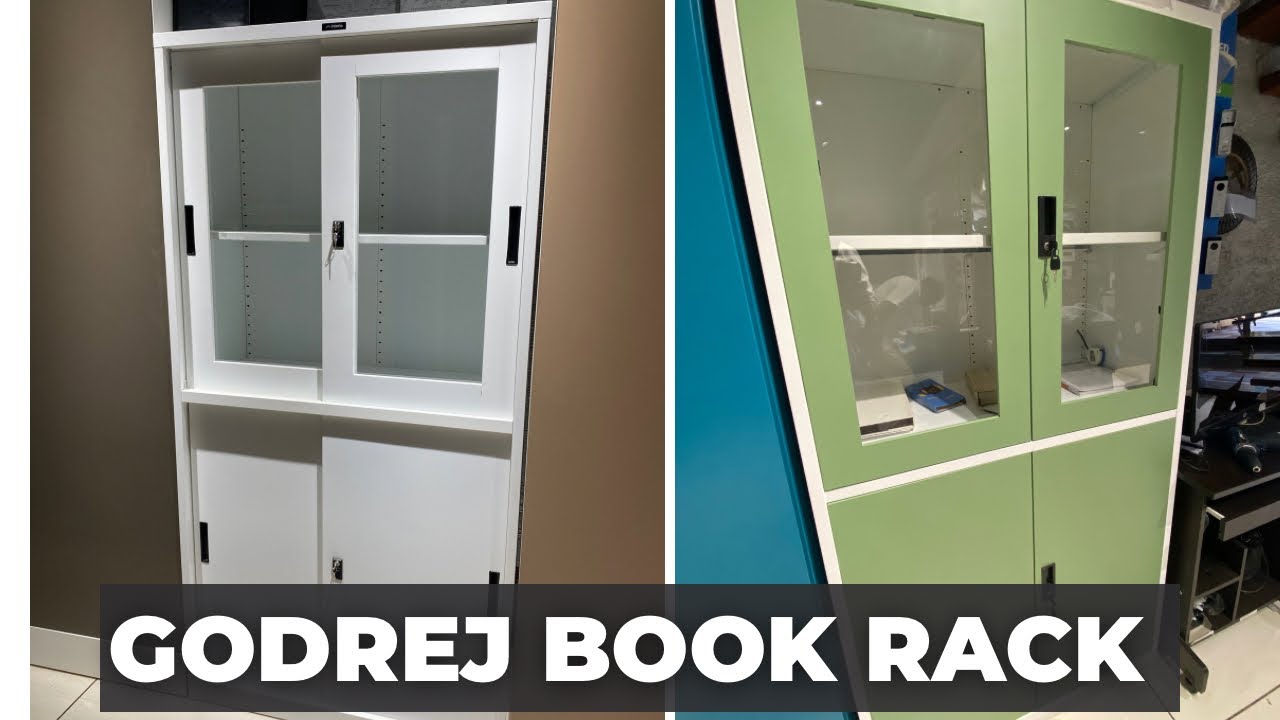 godrej almirah Book Rack 4 Door Sliding almirah - YouTube