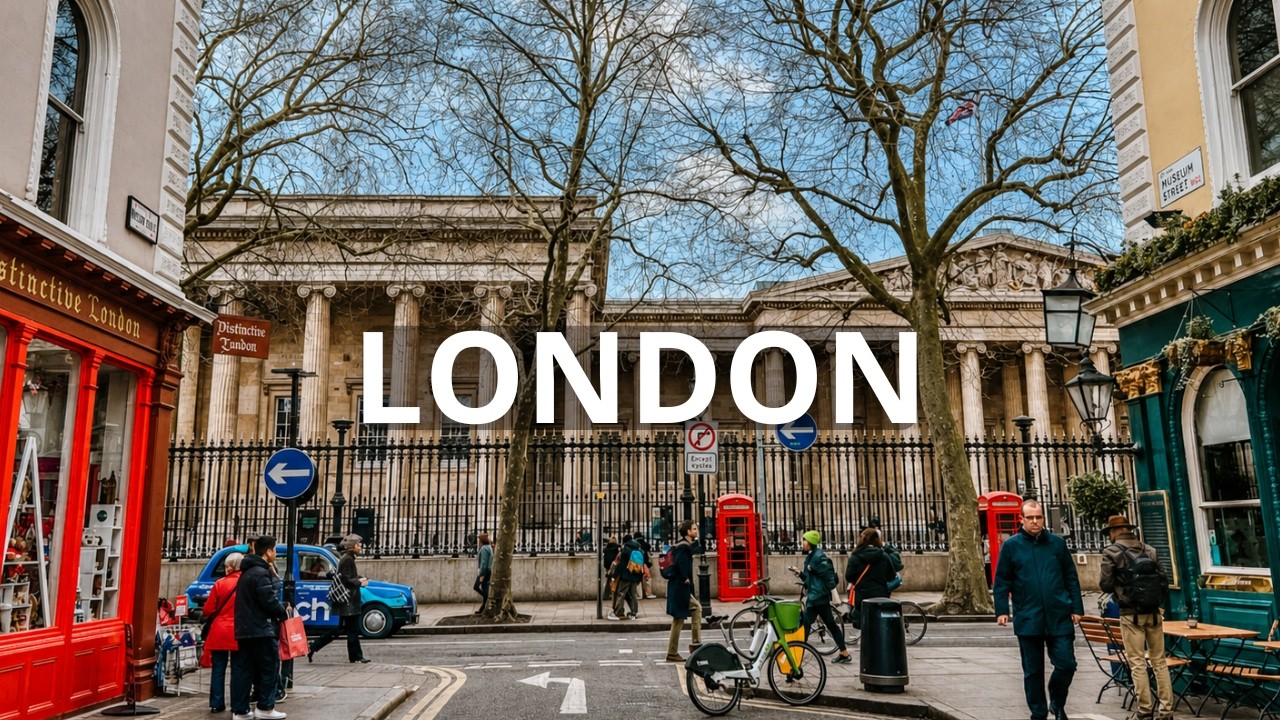 4K London Walking Tour No Talking | Virtual Treadmill Walking Tour ...