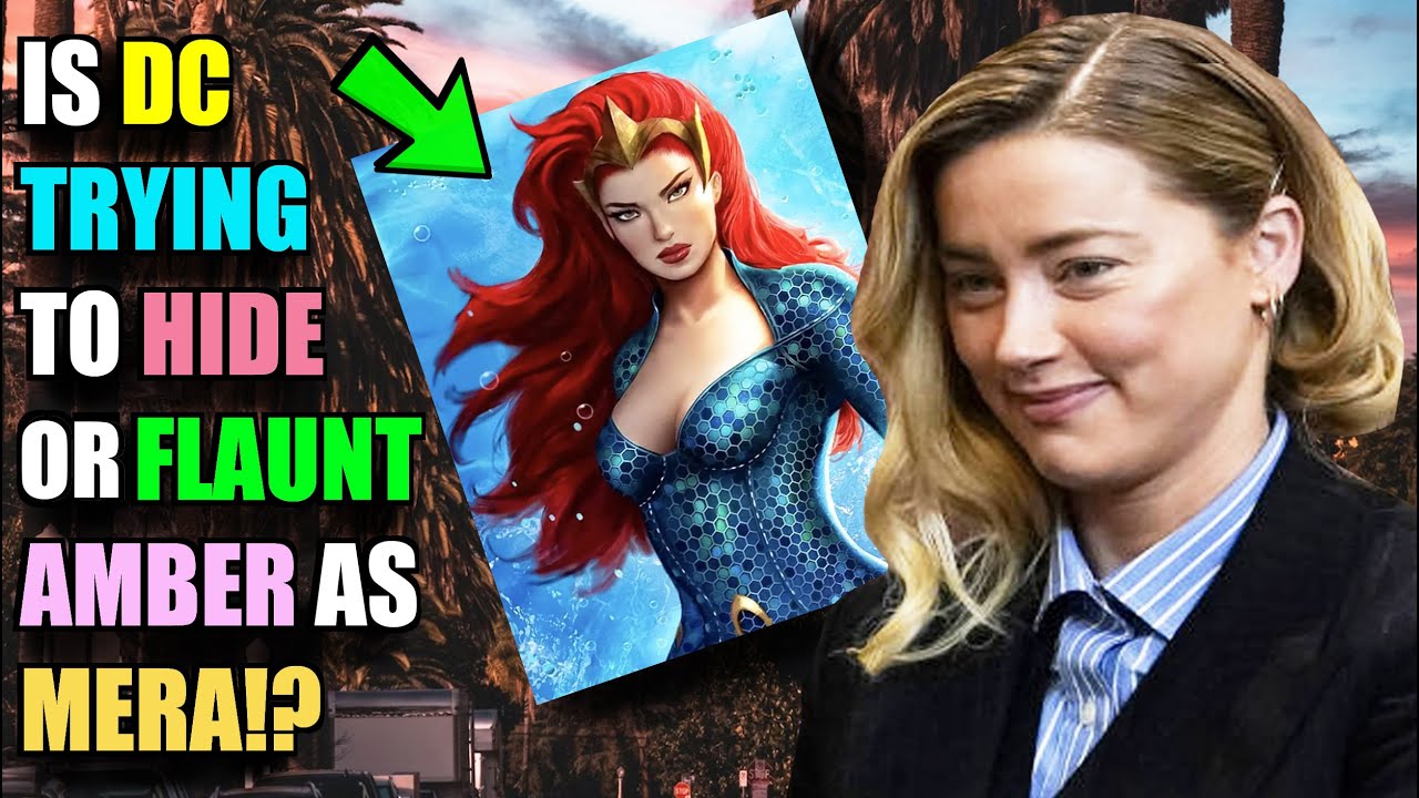 Is DC trying to hide or flaunt Amber Heard as Mera with new art? - YouTube