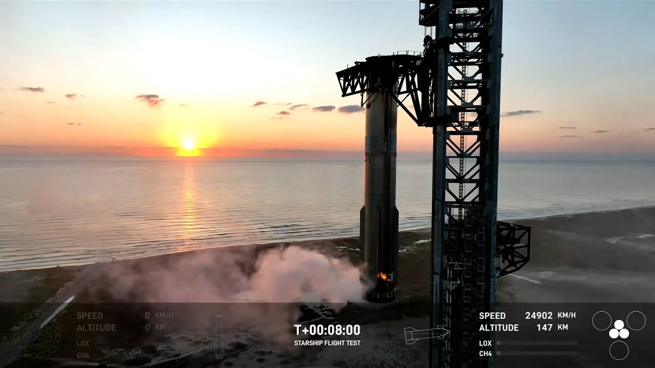 SpaceX Starship IFT-5 Launch and Landing, October 13, 2024 - YouTube
