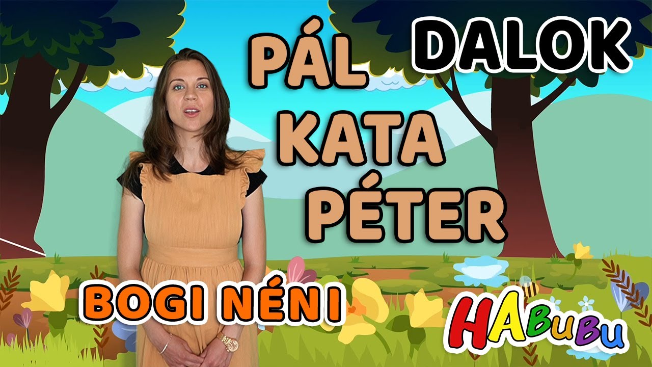 Pál Kata Péter Jó Reggelt kánon - DALOK Bogi Nénivel - YouTube