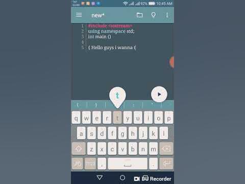 Cxxdroid - Basic tutorial programming c++ p2. - YouTube