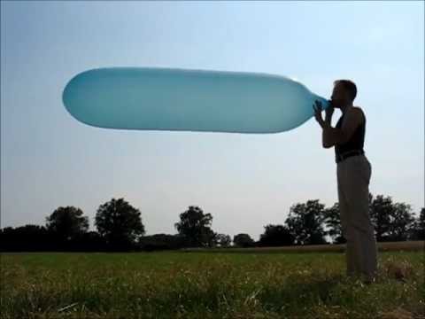 balloon blow to pop - Rifco GL500 - YouTube
