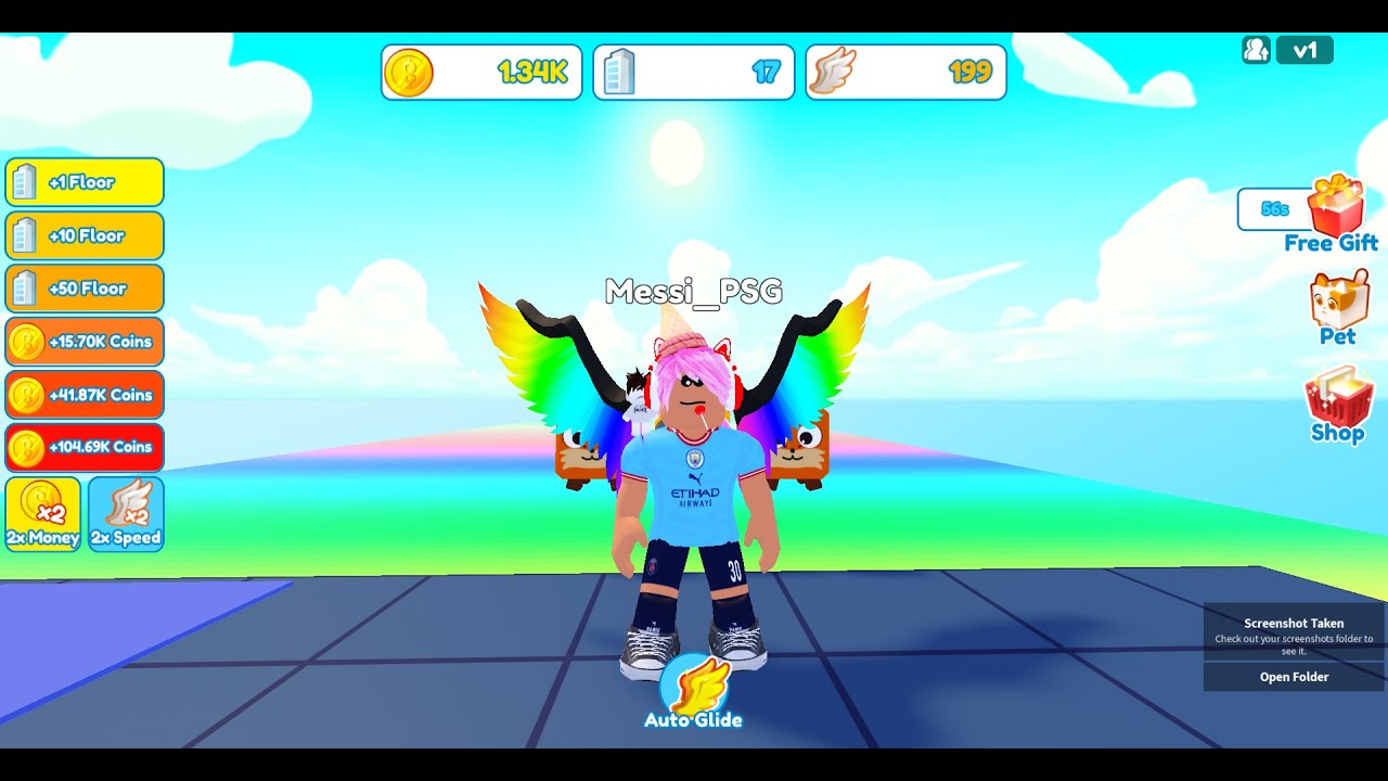 Building towers to fly further (Roblox) - YouTube