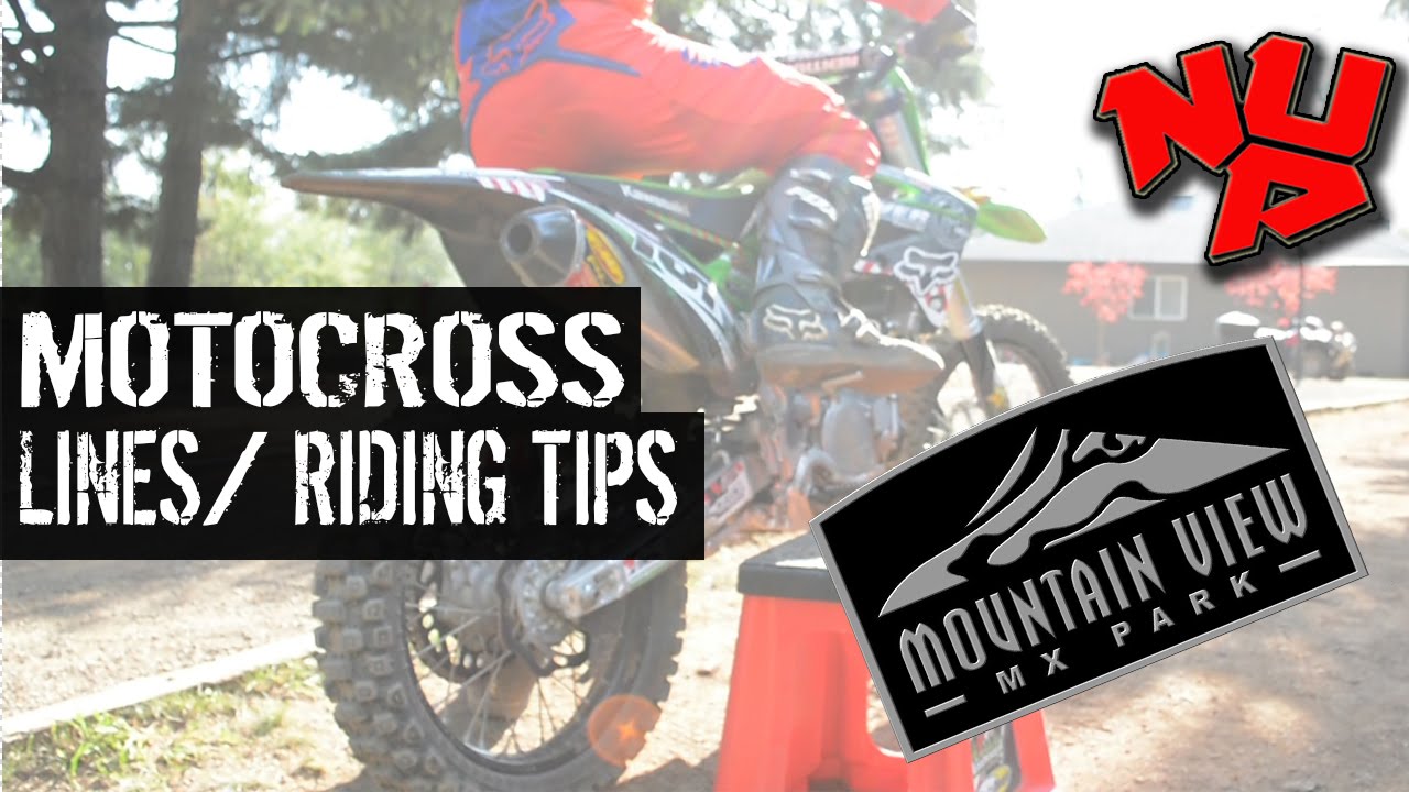 Motocross Lines & Riding Tips - Mountain View MX - YouTube