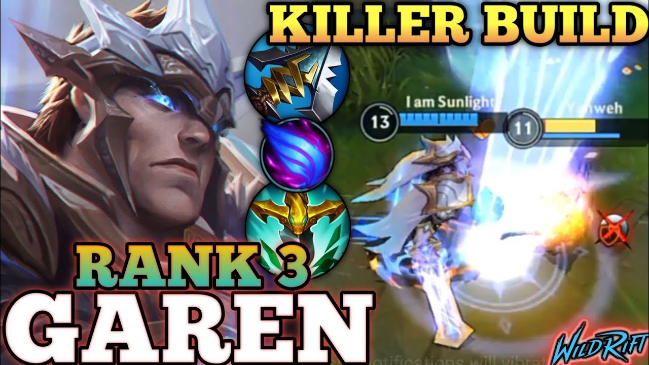 GAREN MID MAP CONTROL MVP PLAY! OVERPOWER META BUILD - TOP 3 GLOBAL ...