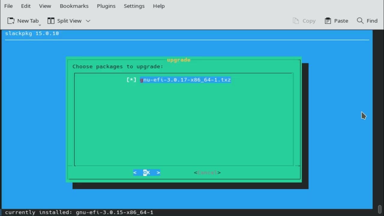 Upgrade gnu-efi slackware - YouTube