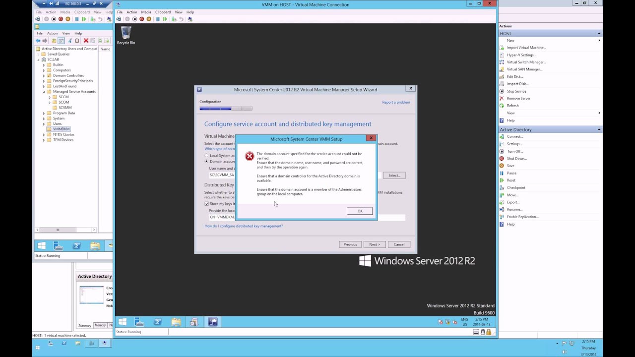SCVMM - Install VMM - YouTube