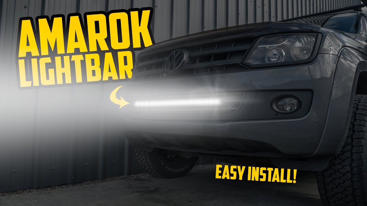 LIGHTING THE WAY! 💡 VW Amarok Light Bar 🚥 - YouTube