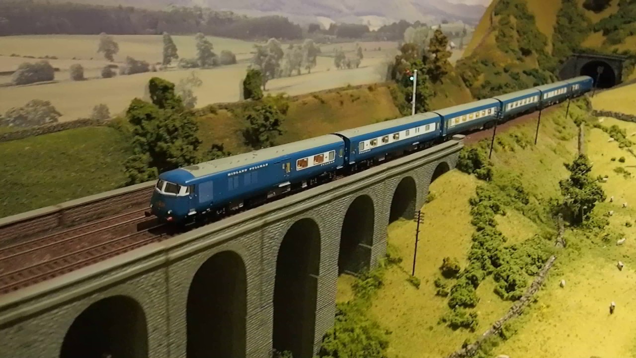 KIDSTON 00 MODEL RAILWAY BACHMANN BLUE PULLMAN 5 - YouTube