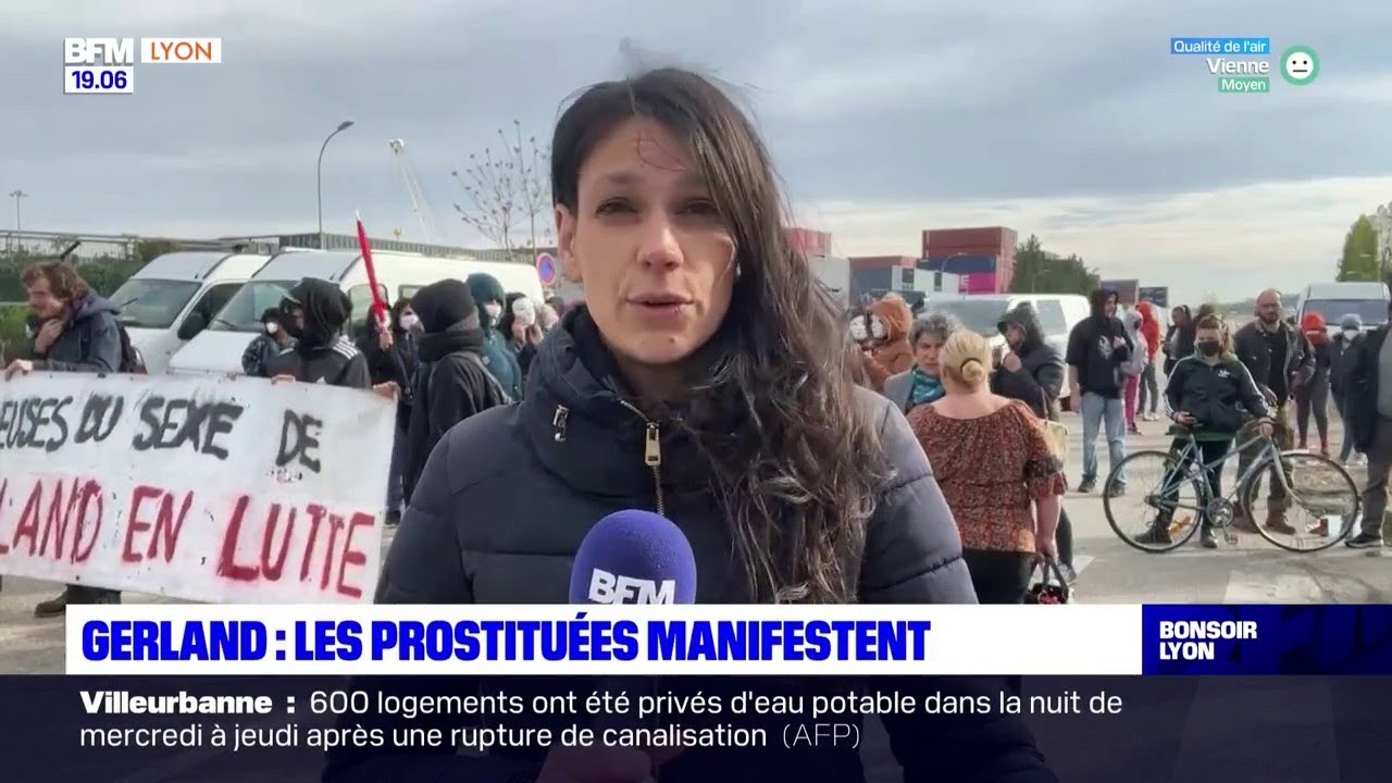 Gerland : Les prostituées manifestent - YouTube