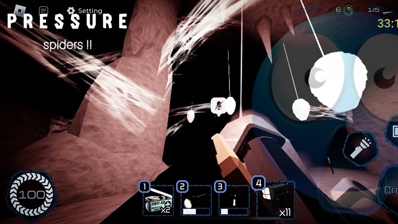 pressure | spider room?? - YouTube