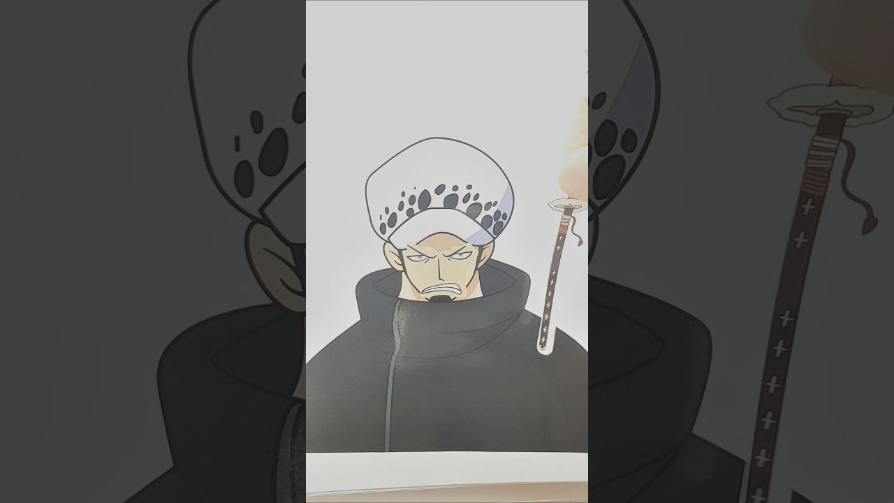 ONE PIECE 🔅 Decorate Trafalgar Law Sticker #onepiece #stickerplay # ...