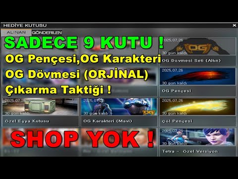 9 Kutudan Aynı Anda  OG Karakteri,OG Pençesi,OG Altın Set Çıkarmak 😎(OG ÇIKARMA TAKTİĞİ) #wolfteam