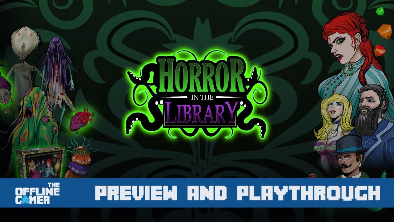 Horror in the Library - Preview and Gameplay - YouTube