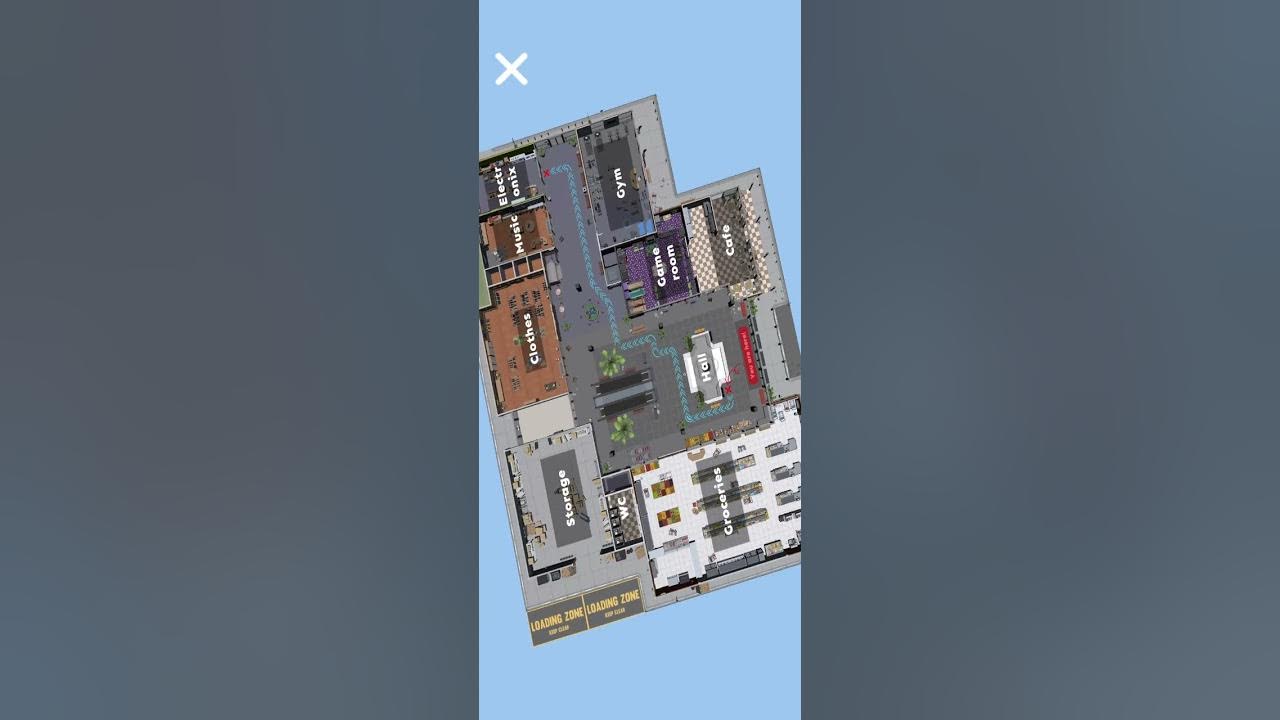 Unity: Supermarket AR Demo. 3D map navigation. - YouTube