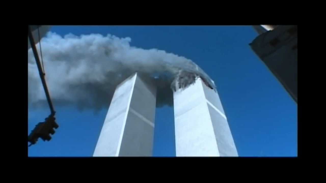 2nd Plane Hit on 9/11/01 inside WTC 1 and outside - YouTube