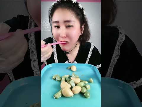 Asmr Laba garlic, sweet and sour, less spicy 라바 마늘, 새콤달콤, 덜 맵다 #412
