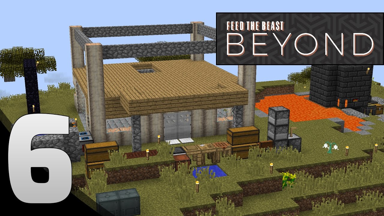 FTB BEYOND - EP 6 - CONSTRUIM O CASUTA | Minecraft Modat - YouTube