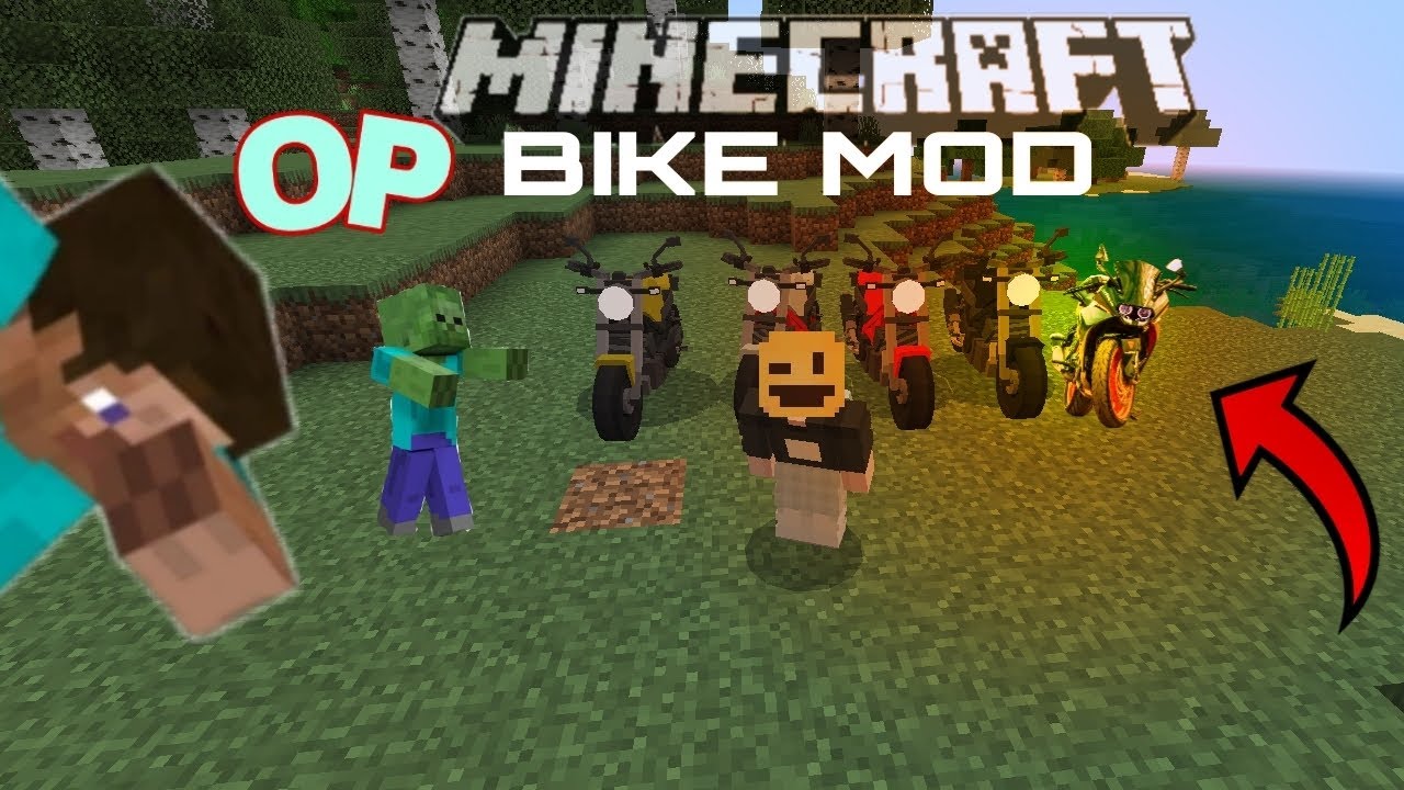 Minecraft Pe Mod - Cruiser Craft Motorcycle Addon || Bike Mod for ...