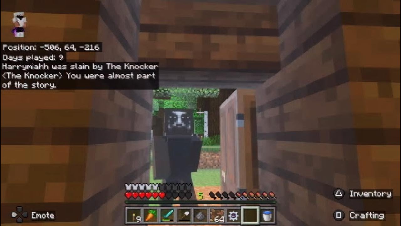 This Minecraft Myth is REAL...(The Knocker Found Me) - YouTube