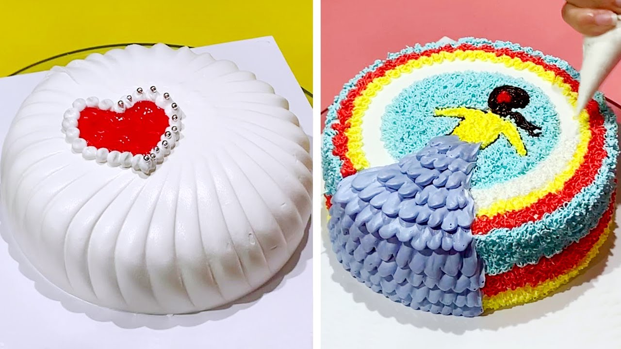 Simple & Creative Cake Decorating Ideas | Most Satisfying Chocolate ...